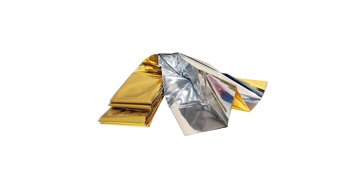 COPERTA TERMICA ARGENTO/ORO: Abbigliamento Di Protezione / COPERTA ...